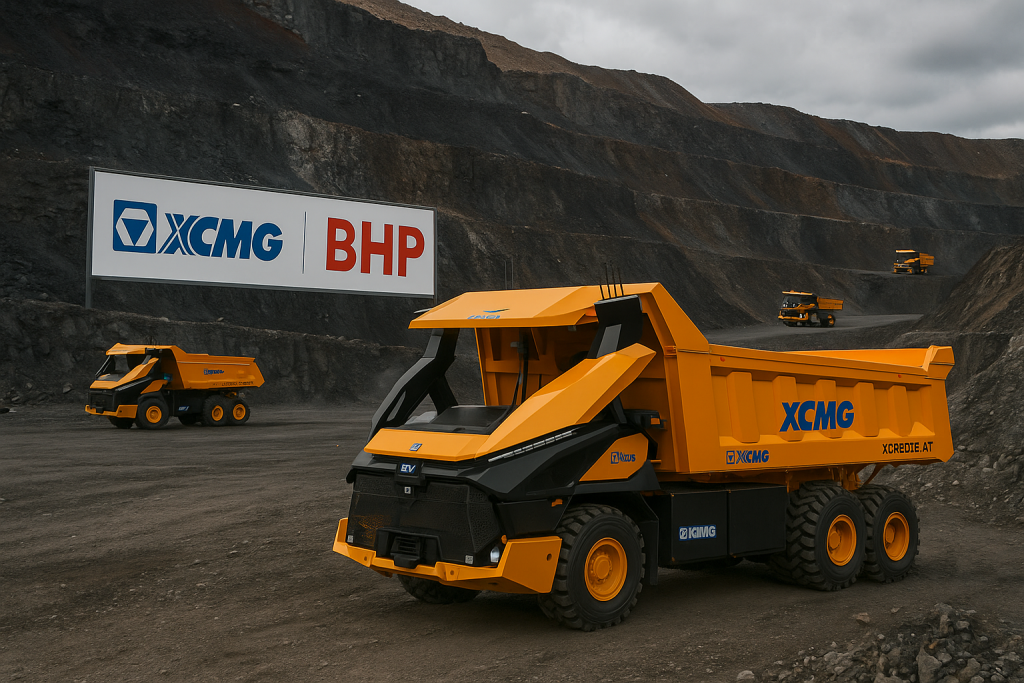 Alianza BHP‑XCMG: flota minera eléctrica, autónoma y verde